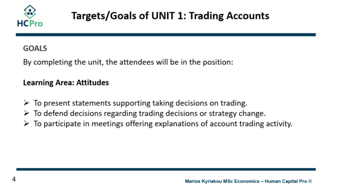 PART 1 - ONLINE TRADING ACCOUNTS AND ACCOUNT TYPES - Human Capital Pro